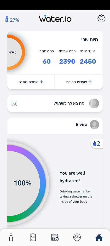 סקירה: Water.io – בקבוק מים שעוזר לשתות יותר | רשת 13
